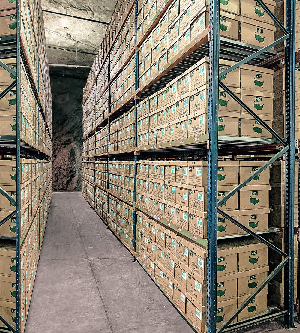 Secure Underground Storage Facilities - Vital Records Control